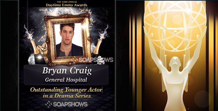 Mighty Morgan: Bryan Craig Wins Emmy for Outstanding Younger Lead Actor!