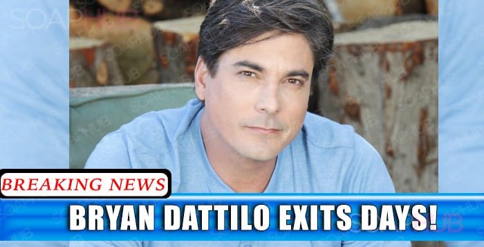 SHOCKING Exit!!! Bryan Dattilo OFF Days of Our Lives!