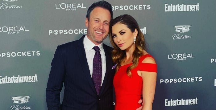 Bachelor Host Chris Harrison Girlfriend Lauren Zima Red Carpet Debut