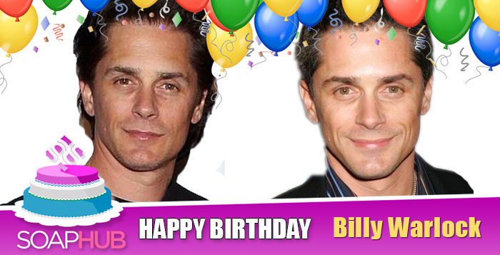 Soap Vet Billy Warlock Celebrates Amazing Milestone