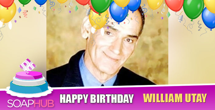 Days of Our Lives Favorite William Utay Celebrates His Birthday