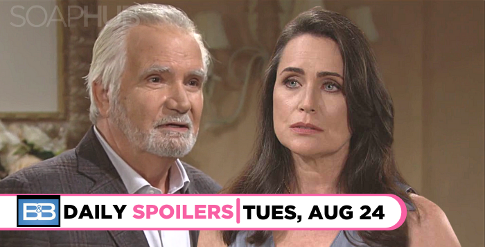 B&B Spoilers for August 24: Eric Forrester Tells His Wife A Secret