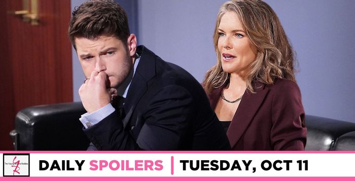 Y&R Spoilers For October 11: Kyle's Suspicions About Diane Grow Stronger