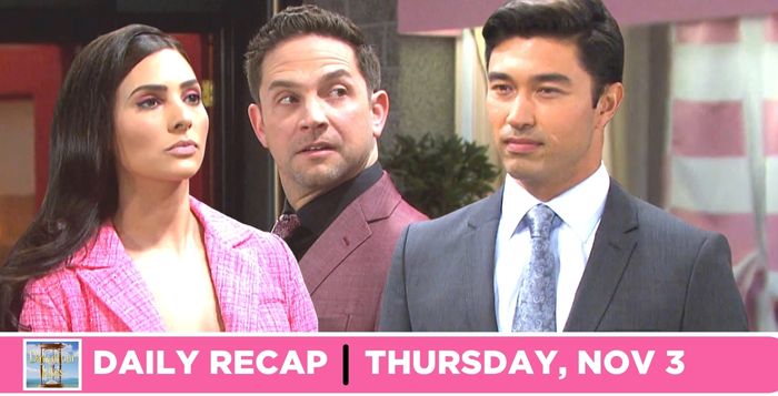 DAYS Recap For November 3: Li Interrupts An Intimate 'Stabi' Moment