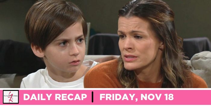 Y&R Recap For November 18: Chelsea Tells Connor Just About Everything