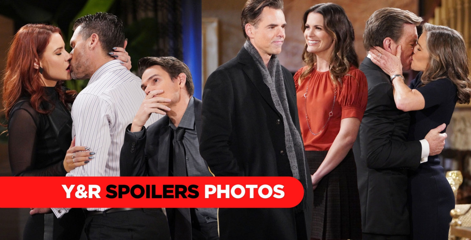 Y&R Spoilers Photos: Romantic Kisses And Stressful Moments