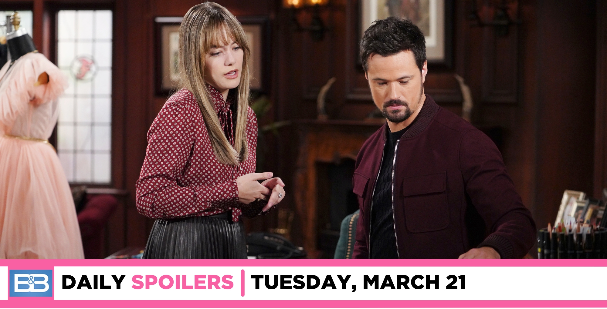 Bold and the Beautiful Spoilers: Hope and Thomas Make Design Magic