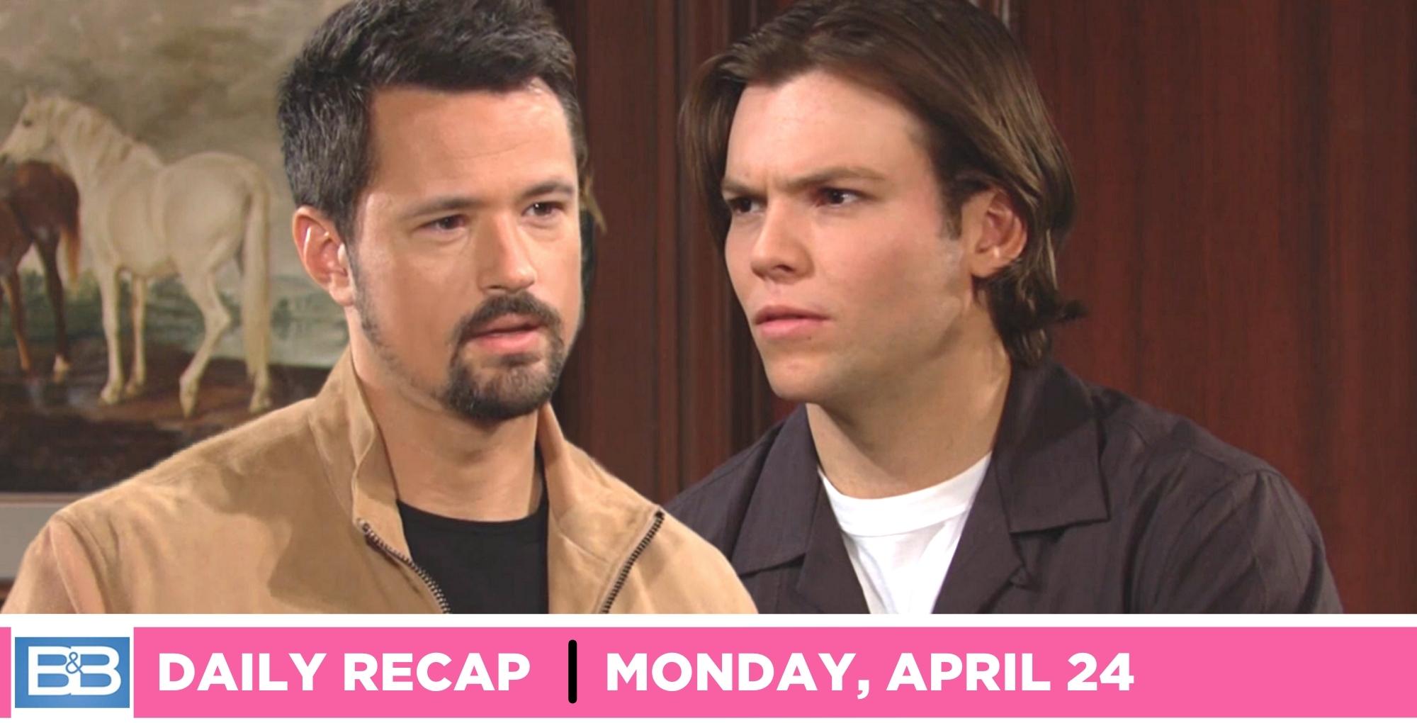 Tension Runs Deep Between Thomas Forrester and His Little Brother