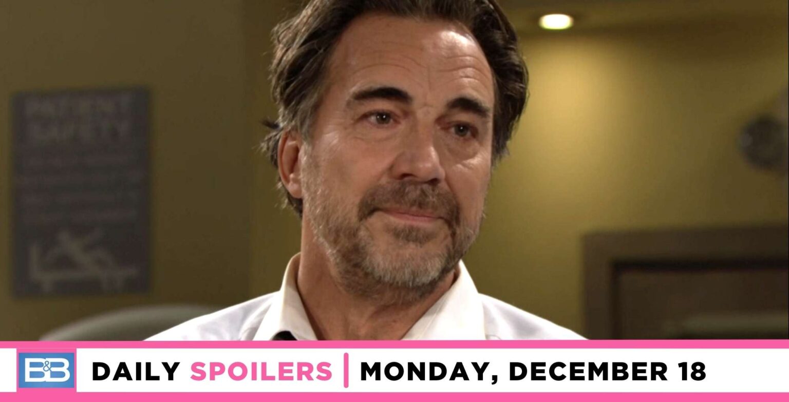 Bold and the Beautiful Spoilers: Ridge Worries Himself Sick Over His ...