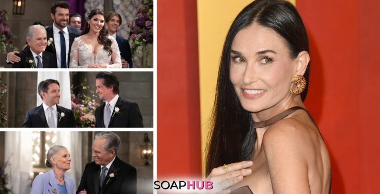 Why Demi Moore Wasn't at Chase and Brooklyn's Wedding on GH